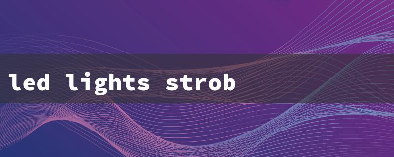 led lights strobing（LED Strobe on Dimmer） | LED light website