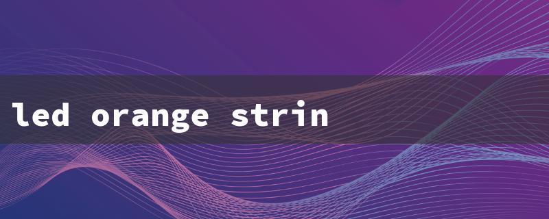 led orange string lights（Orange LED Rope Lights） | LED light website