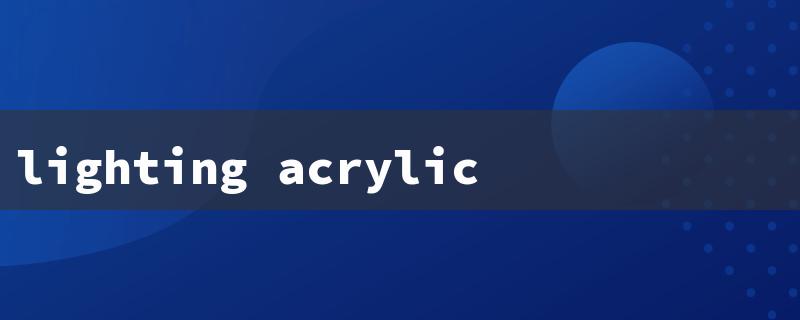 lighting acrylic with led（LEDs for Plexi Light） | LED light website