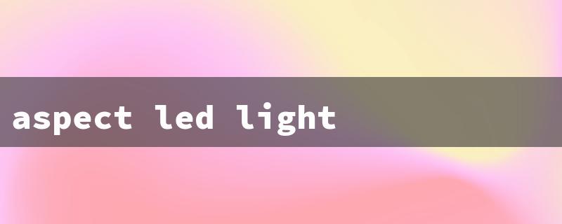 aspect led lighting | LED light website