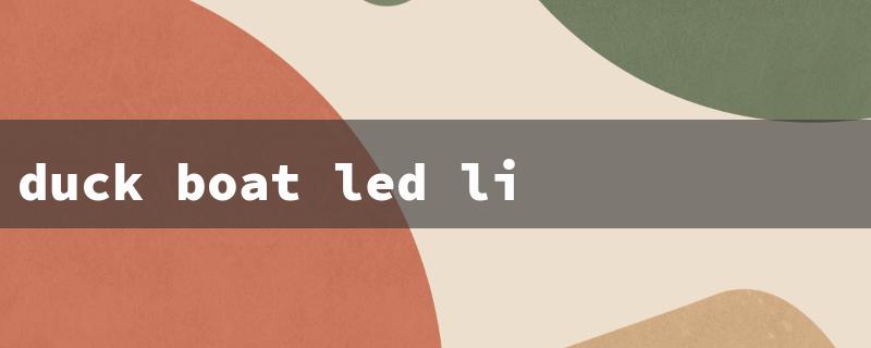 duck boat led lights | LED light website