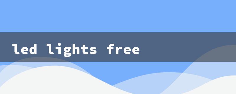 led lights free | LED light website