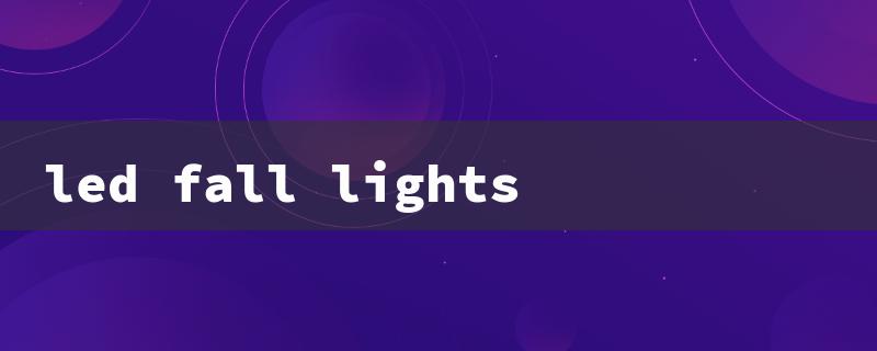 led fall lights | LED light website