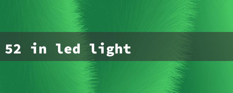 52 in led light bar | LED light website